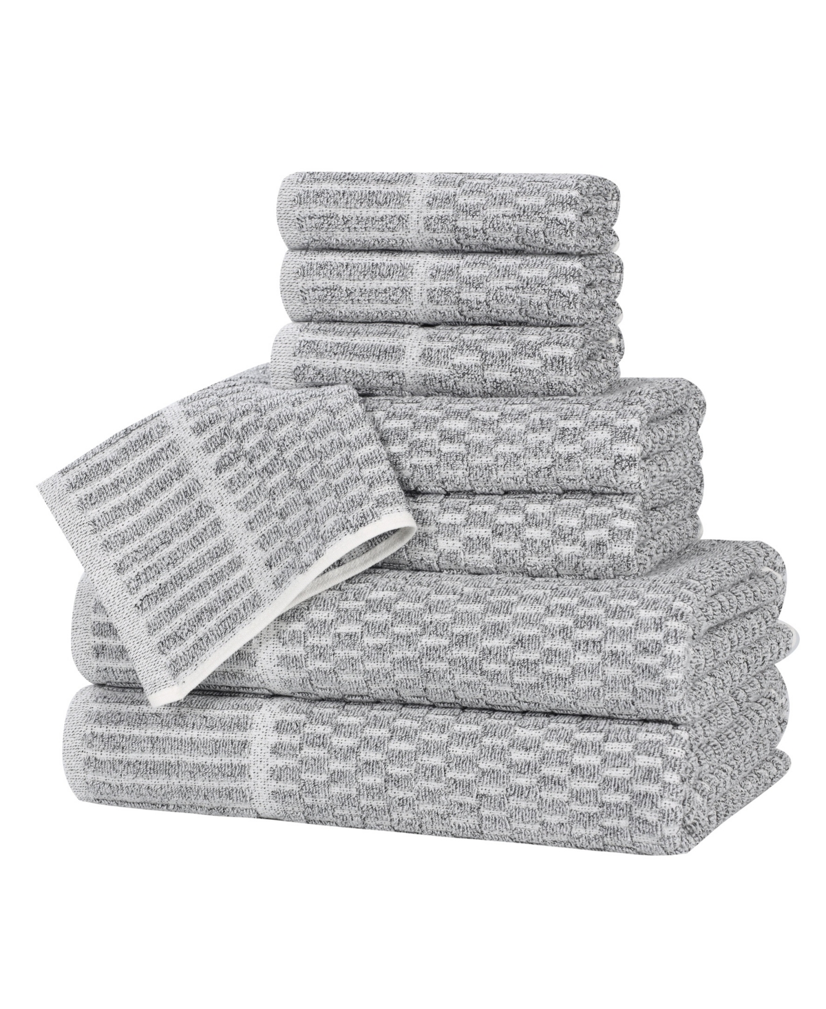 Click here for Superior Juno Cotton Blend 8-Piece Towel Set - Cha... prices