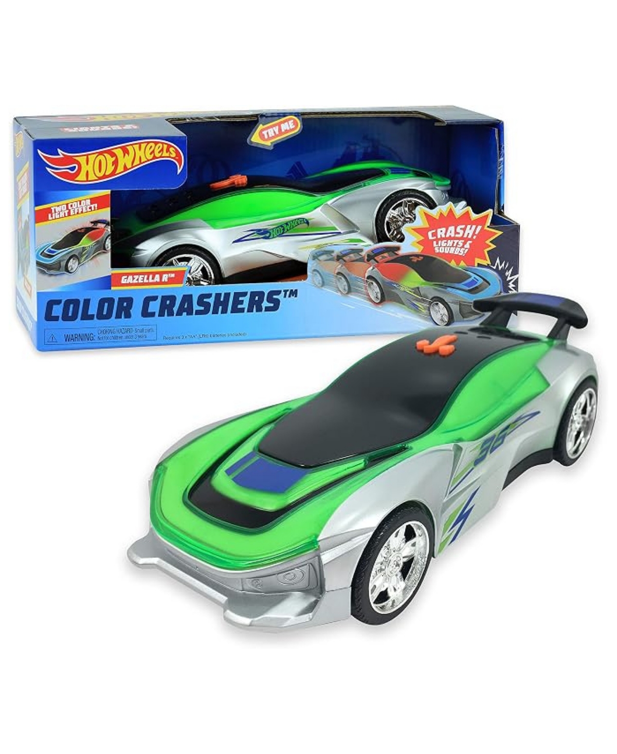 Click here for Hot Wheels 10 Color Crashers Gazella R Motorized R... prices