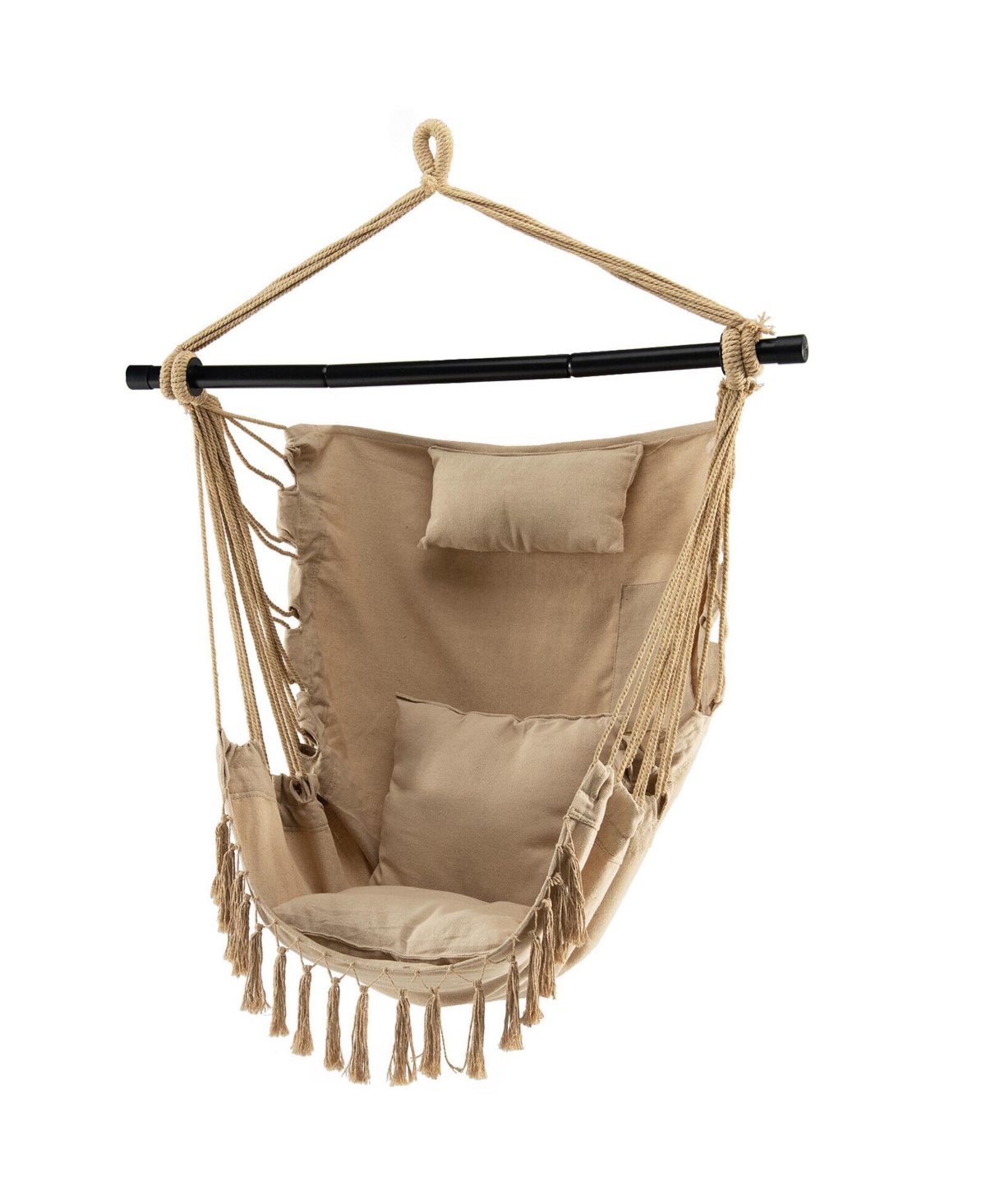 Click here for Gymax Hammock Chair w/ Soft Pillow Cushions Pocket... prices