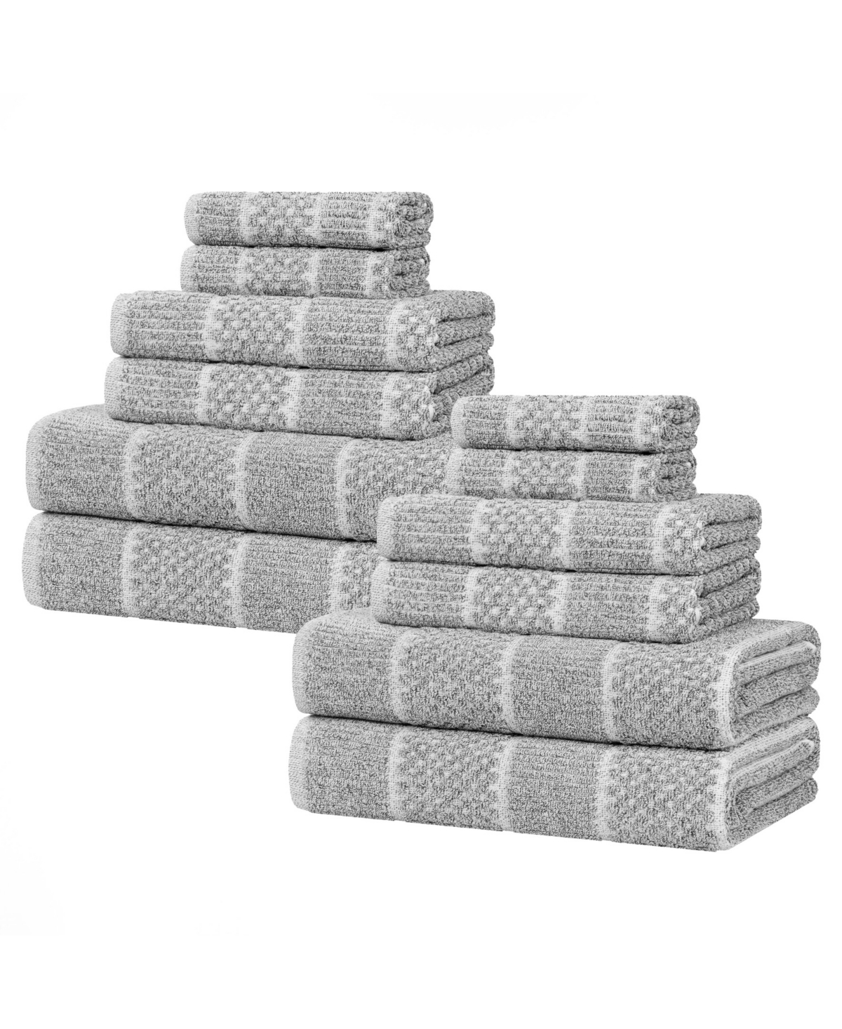 Click here for Superior Naples Cotton 12-Piece Towel Set - Charco... prices