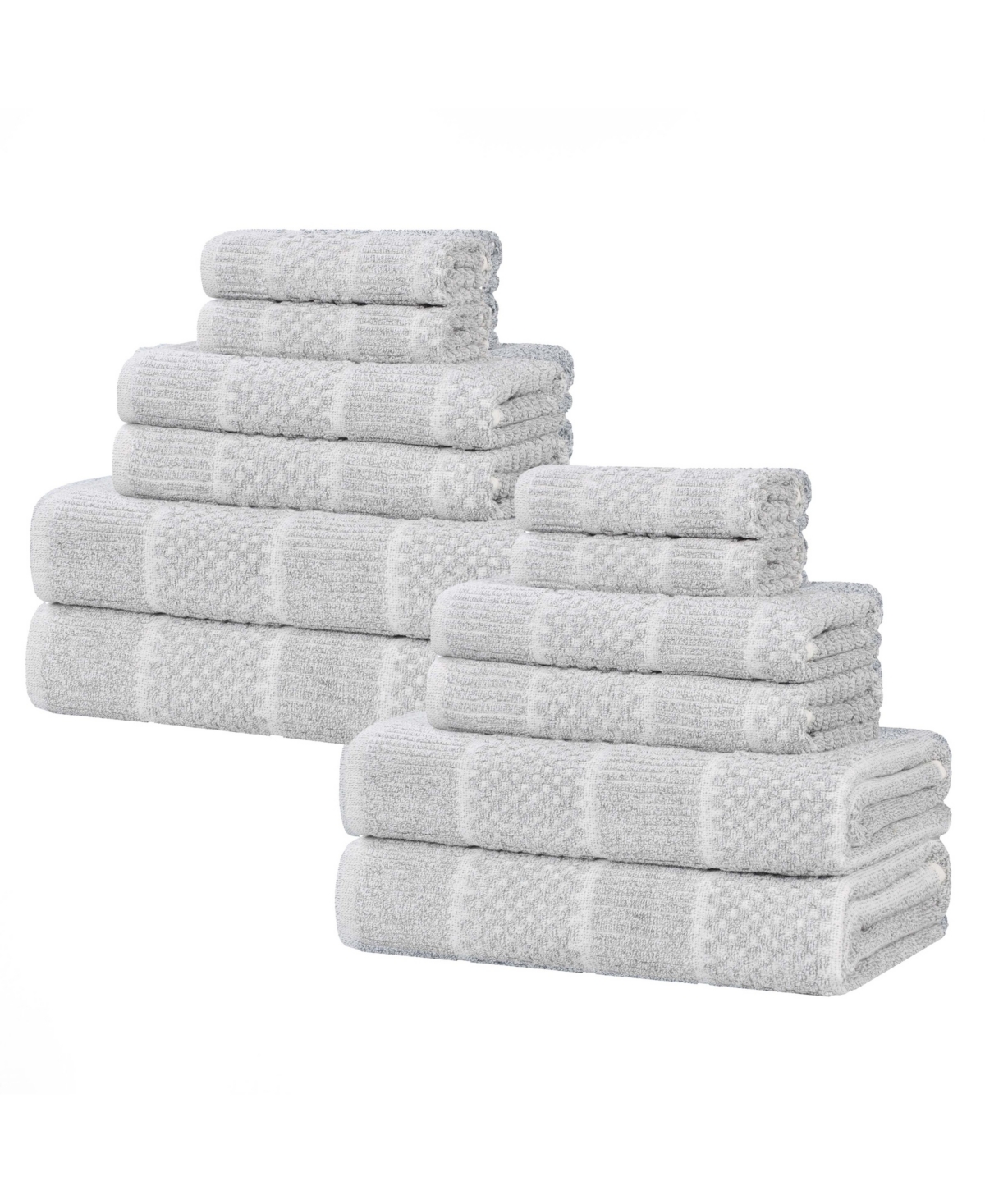 Click here for Superior Naples Cotton 12-Piece Towel Set - Platin... prices