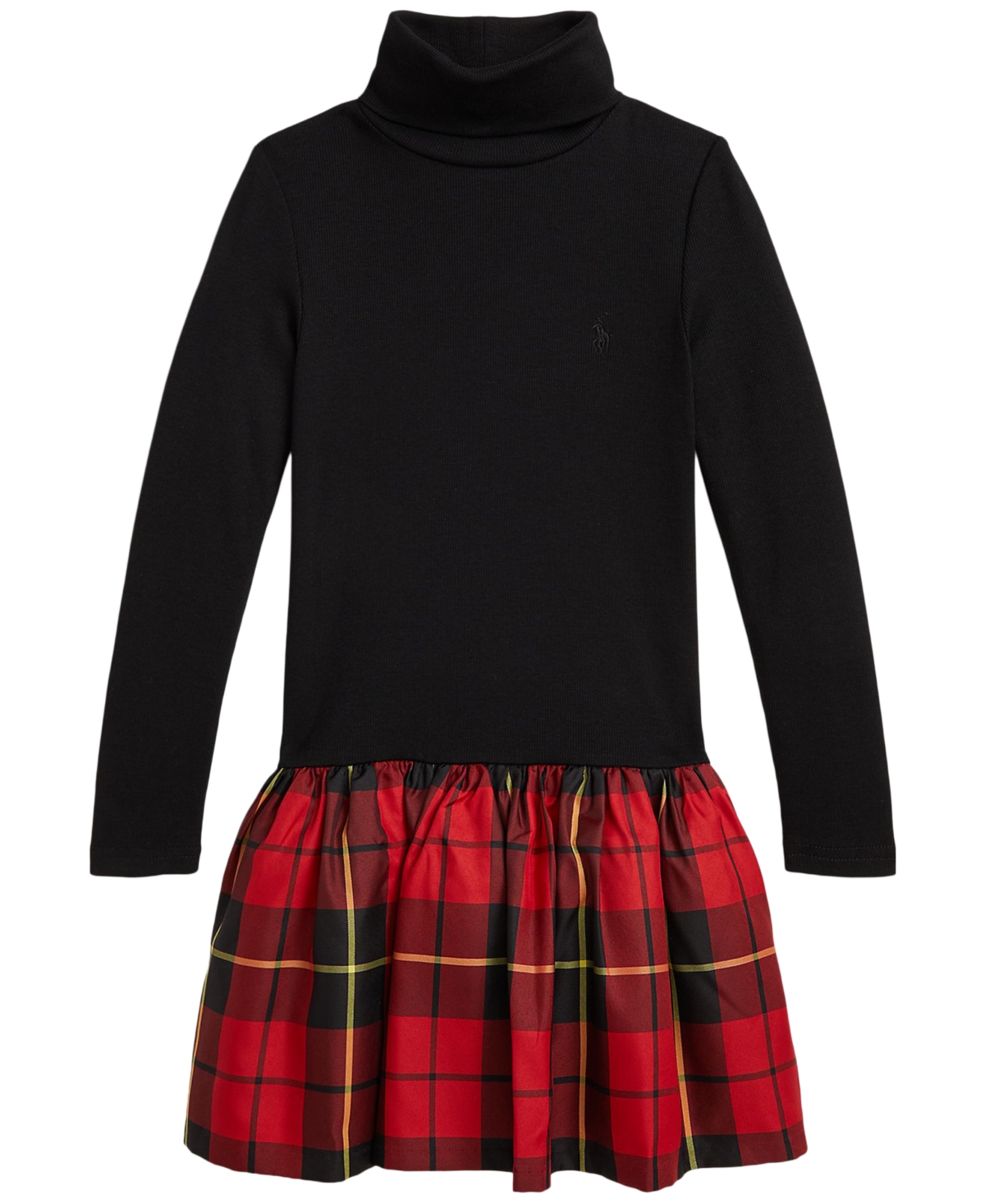 Click here for Polo Ralph Lauren Girls 2T-6X Plaid-Skirt Turtlene... prices