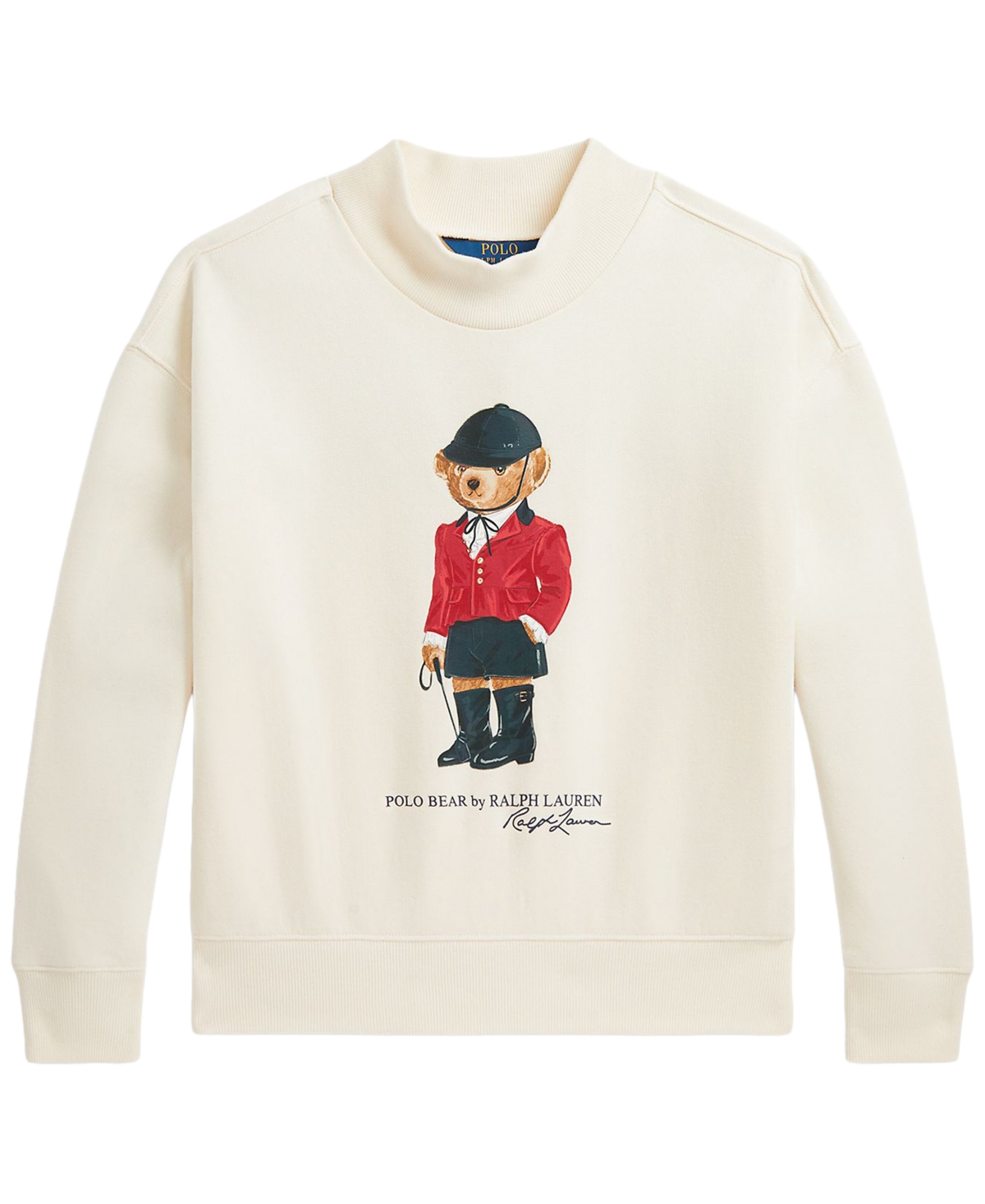 Click here for Polo Ralph Lauren Girls 7-16 Polo Bear Graphic Fle... prices