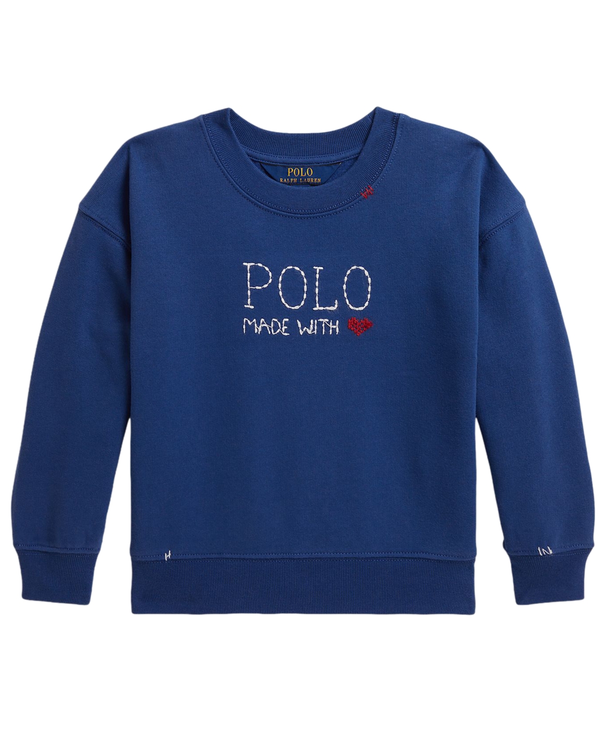 Click here for Polo Ralph Lauren Girls 2T-6X Logo Fleece Sweatshi... prices