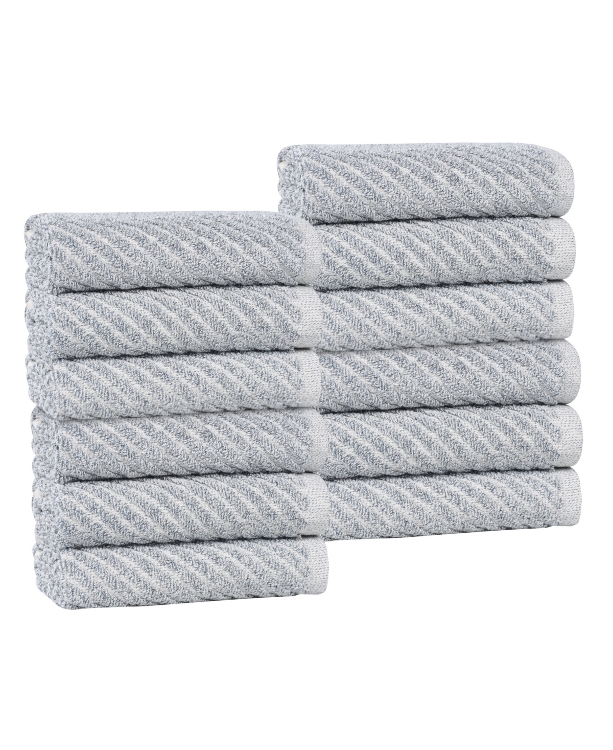 Click here for Superior Amelia Cotton 12-Piece Washcloth Set - De... prices