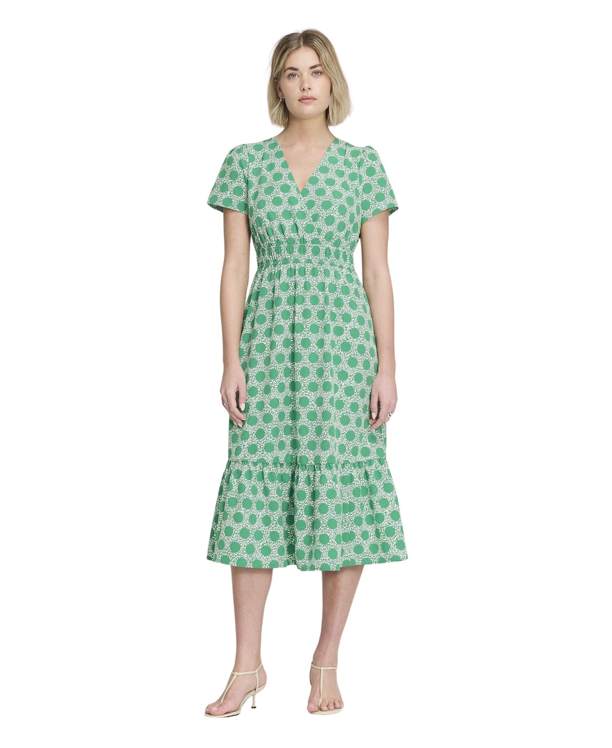Click here for Finery London Womens Deena Wrap Midi Dress - Green... prices