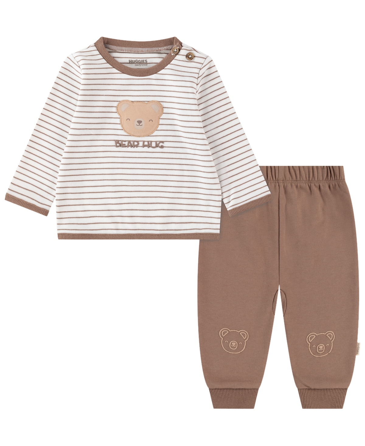 Click here for Huggies Baby Boys Long-Sleeve Top and Pants 2-Piec... prices