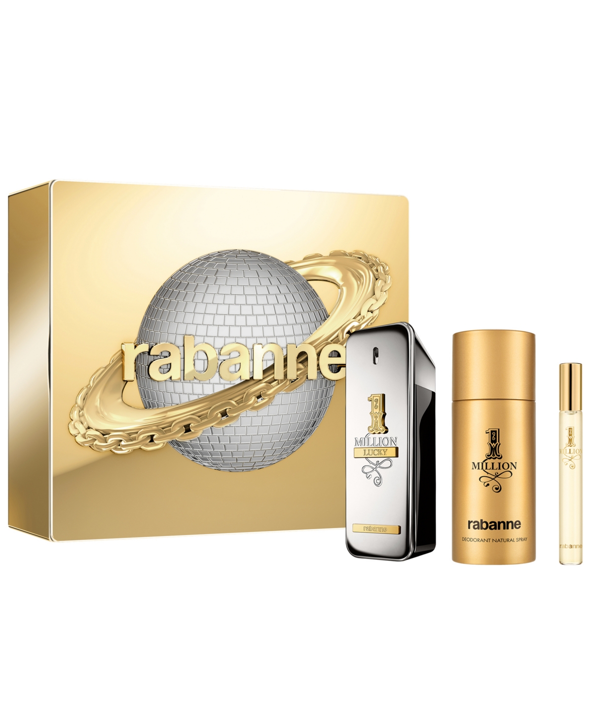 Click here for Rabanne 3-Piece 1 Million Lucky Eau de Toilette Gi... prices