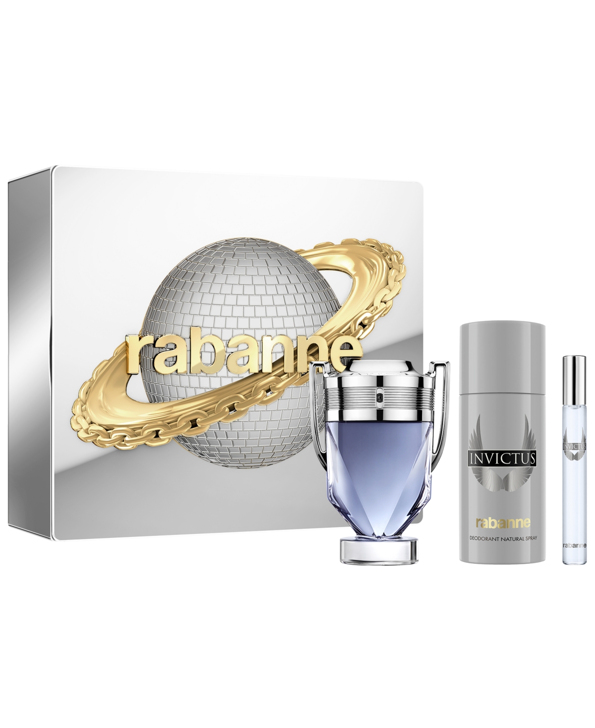 Click here for Rabanne 3-Piece Invictus Eau de Toilette Gift Set prices