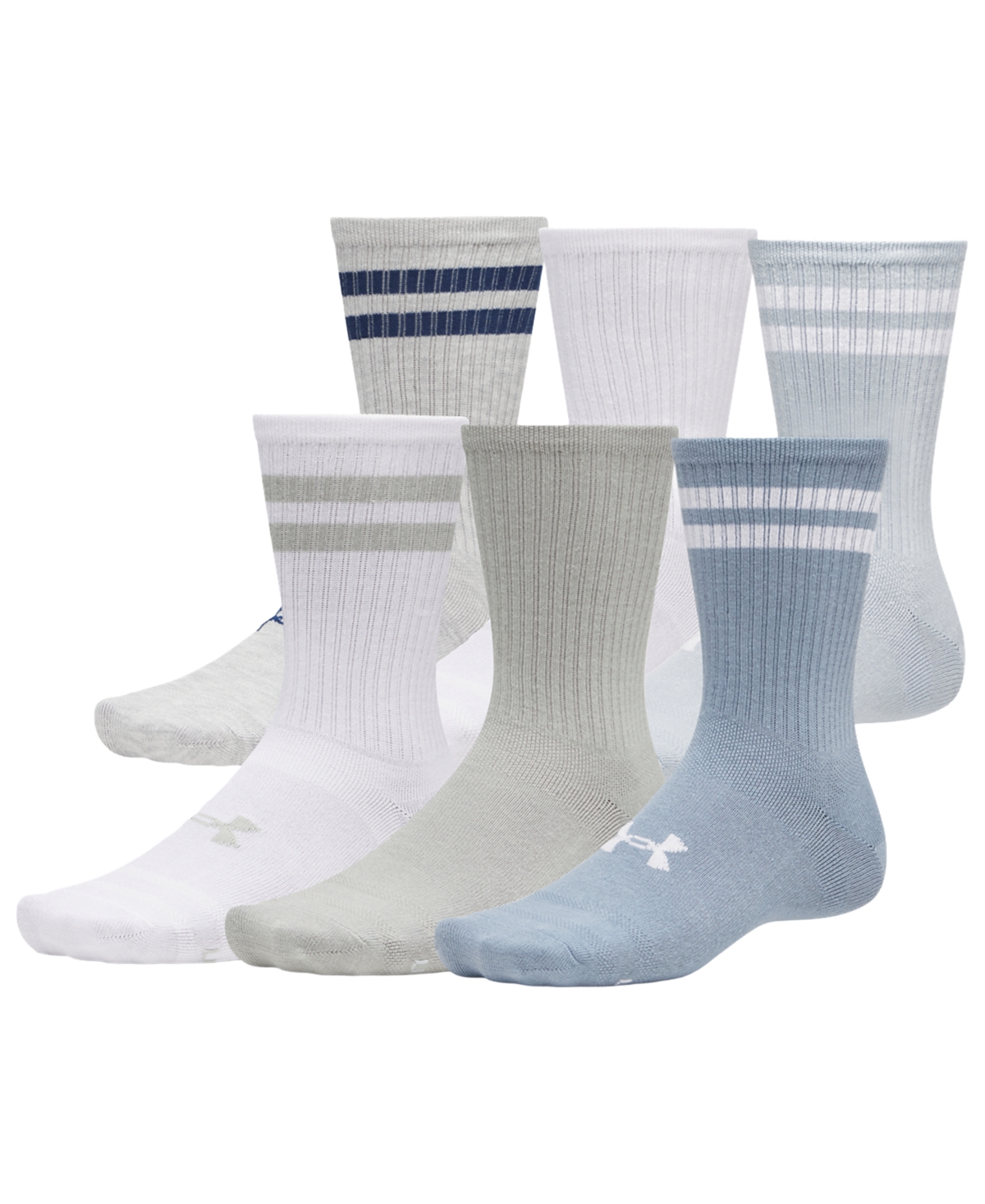 Click here for Under Armour Mens Essential Cushion 6-Pack Crew So... prices