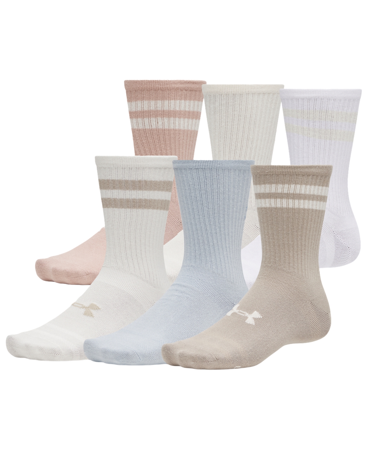 Click here for Under Armour Mens Essential Cushion 6-Pack Crew So... prices