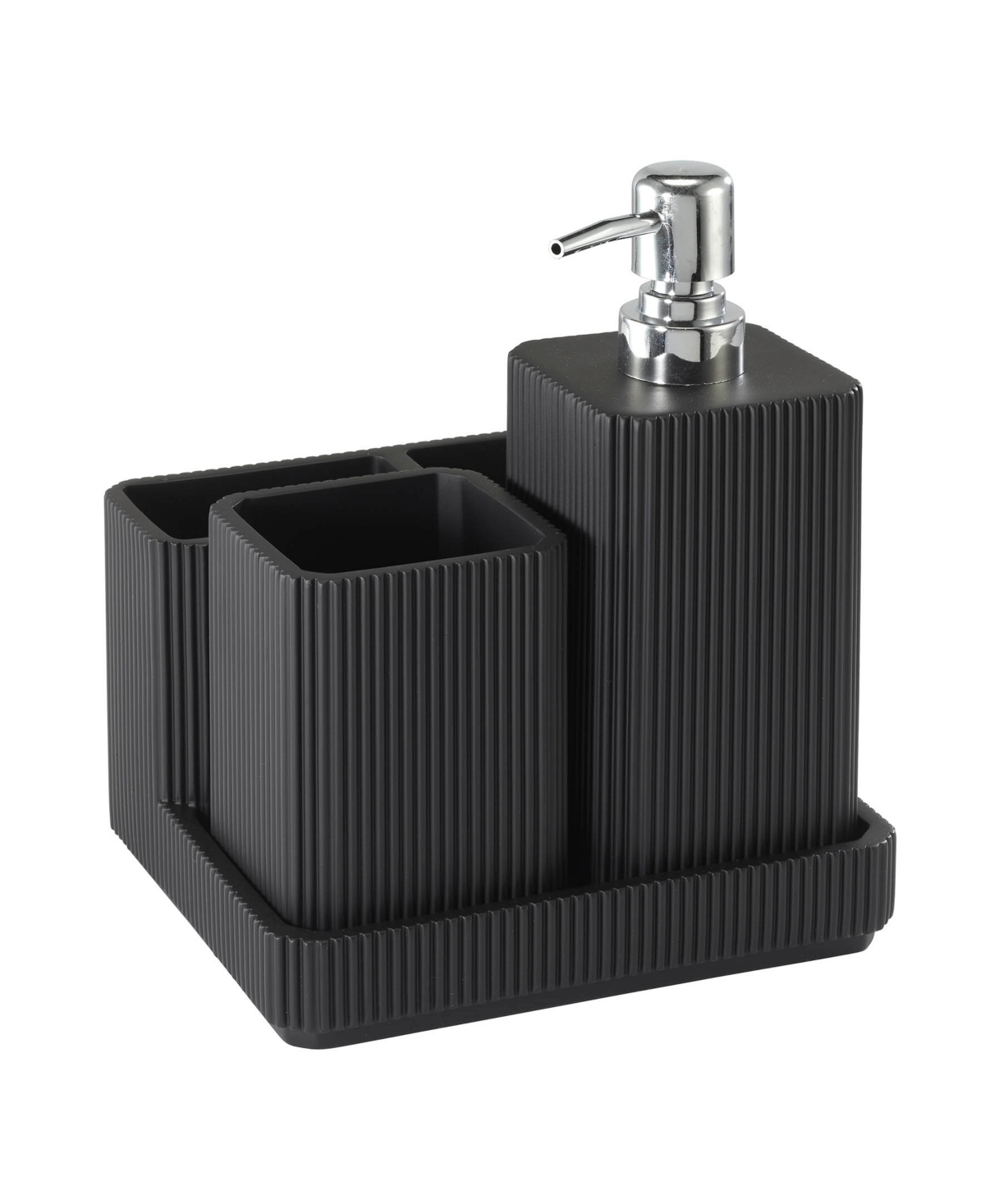 Click here for Avanti Chelsea 3-Piece Bath Accessory Set - Black prices