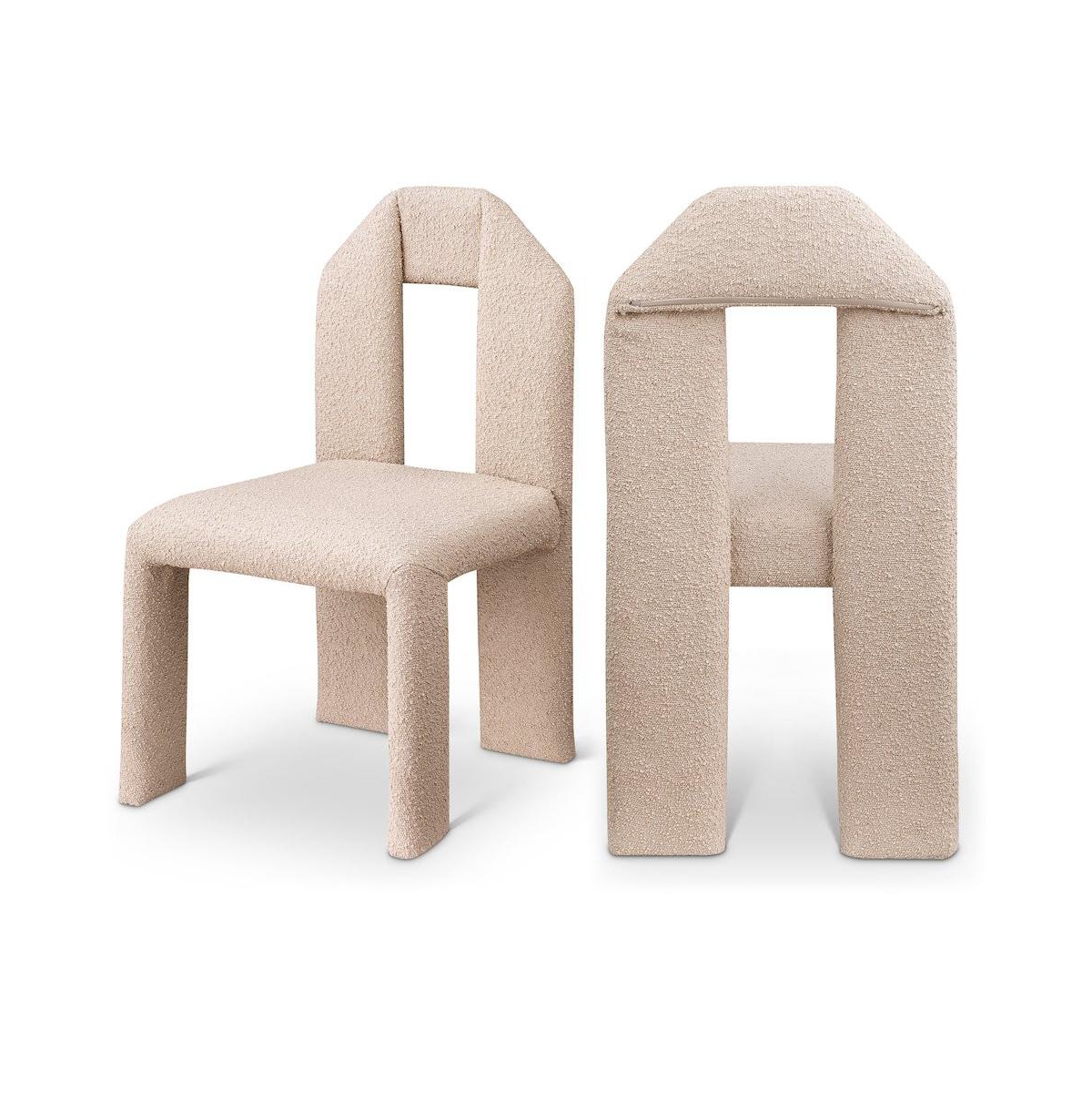 Click here for Meridian Furniture Bennett Boucle Fabric Dining Ch... prices