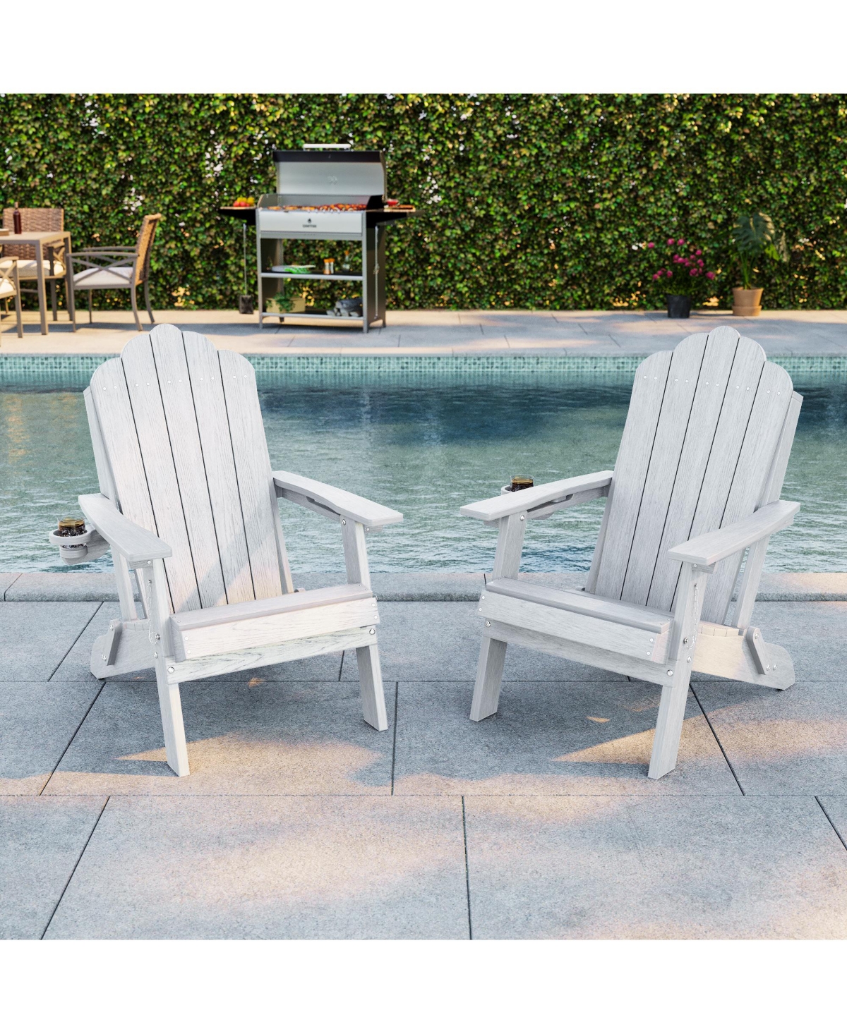 Click here for Sonkuki Folding Adirondack Chair with Retractable... prices