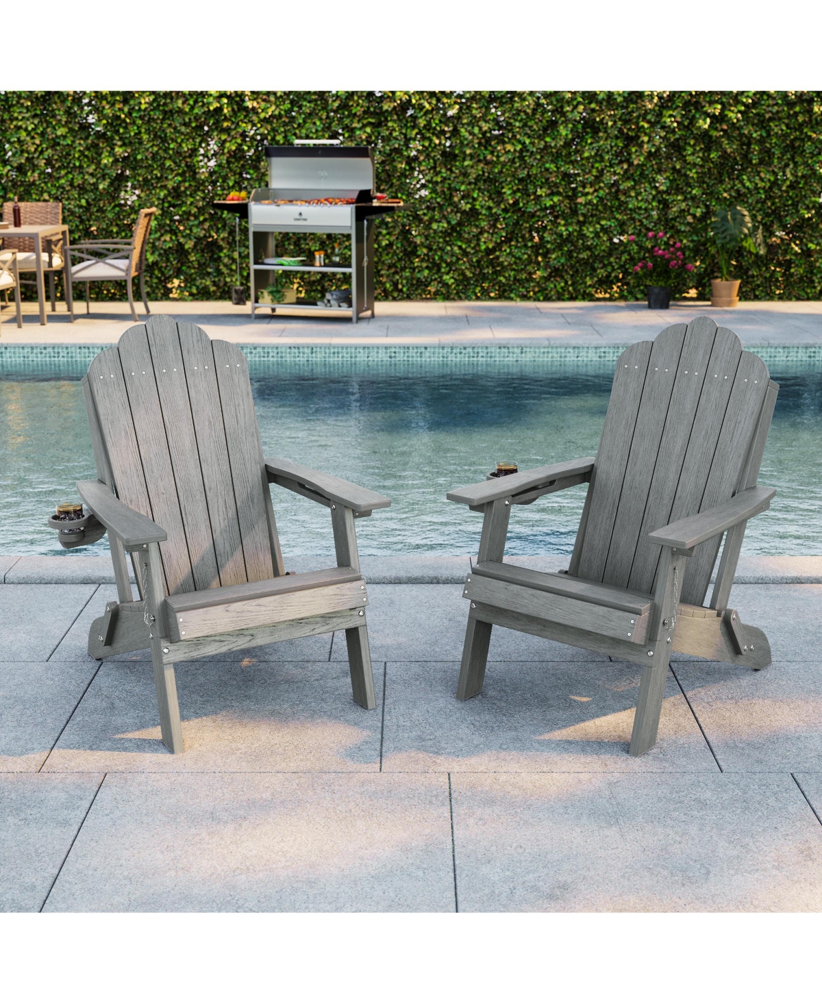 Click here for Sonkuki Folding Adirondack Chair with Retractable... prices