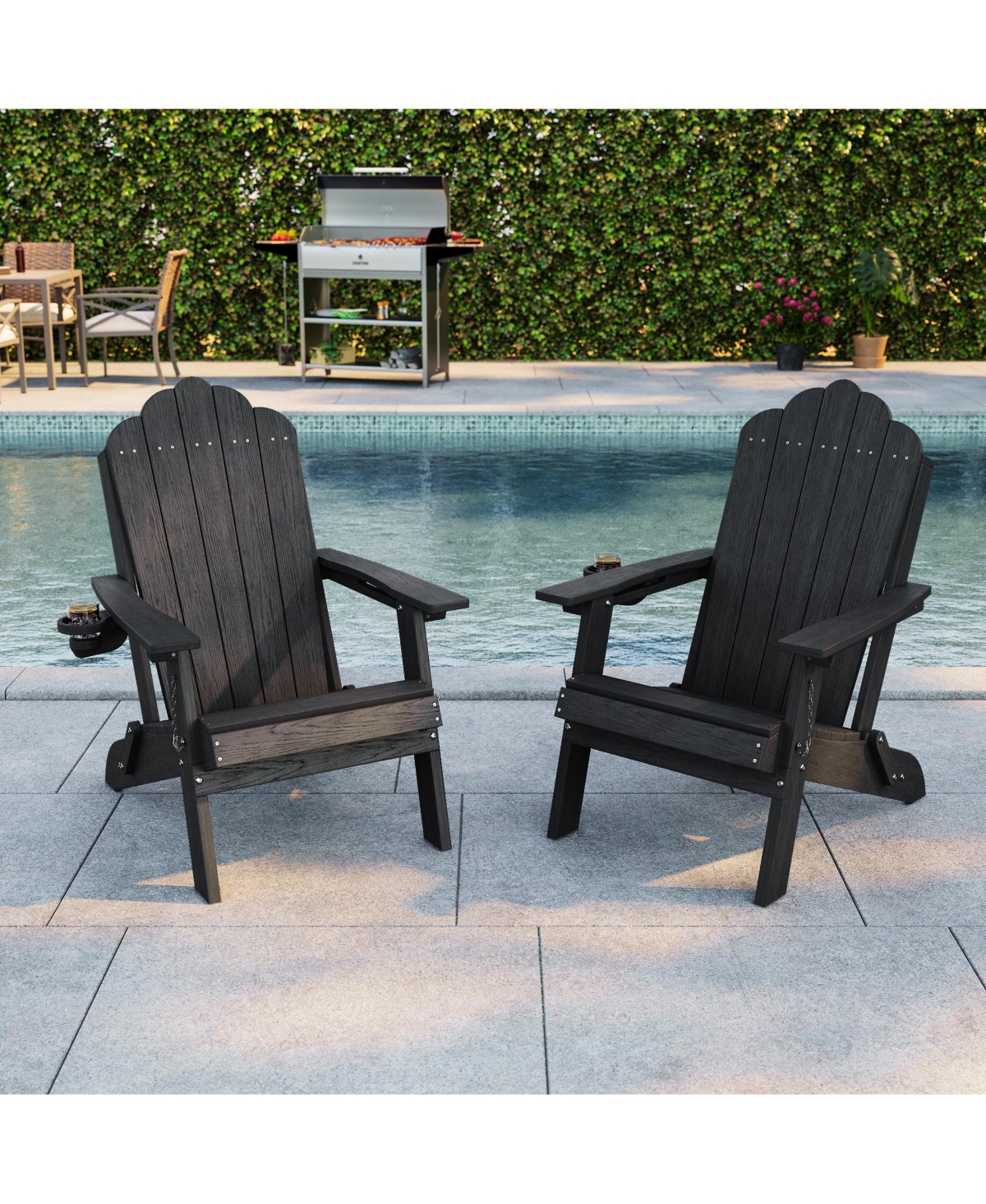 Click here for Sonkuki Folding Adirondack Chair with Retractable... prices