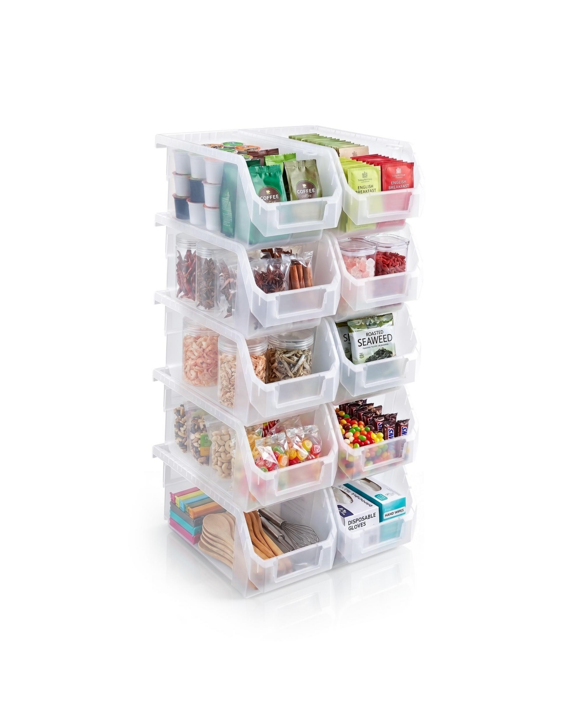 Click here for Sorbus Medium Open Front Stackable Kitchen Storage... prices