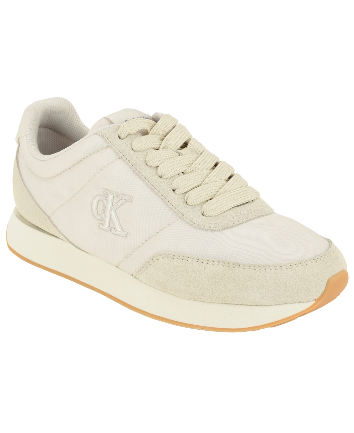 Click here for Calvin Klein Womens Tollyn Suede Lace-Up Sneakers... prices