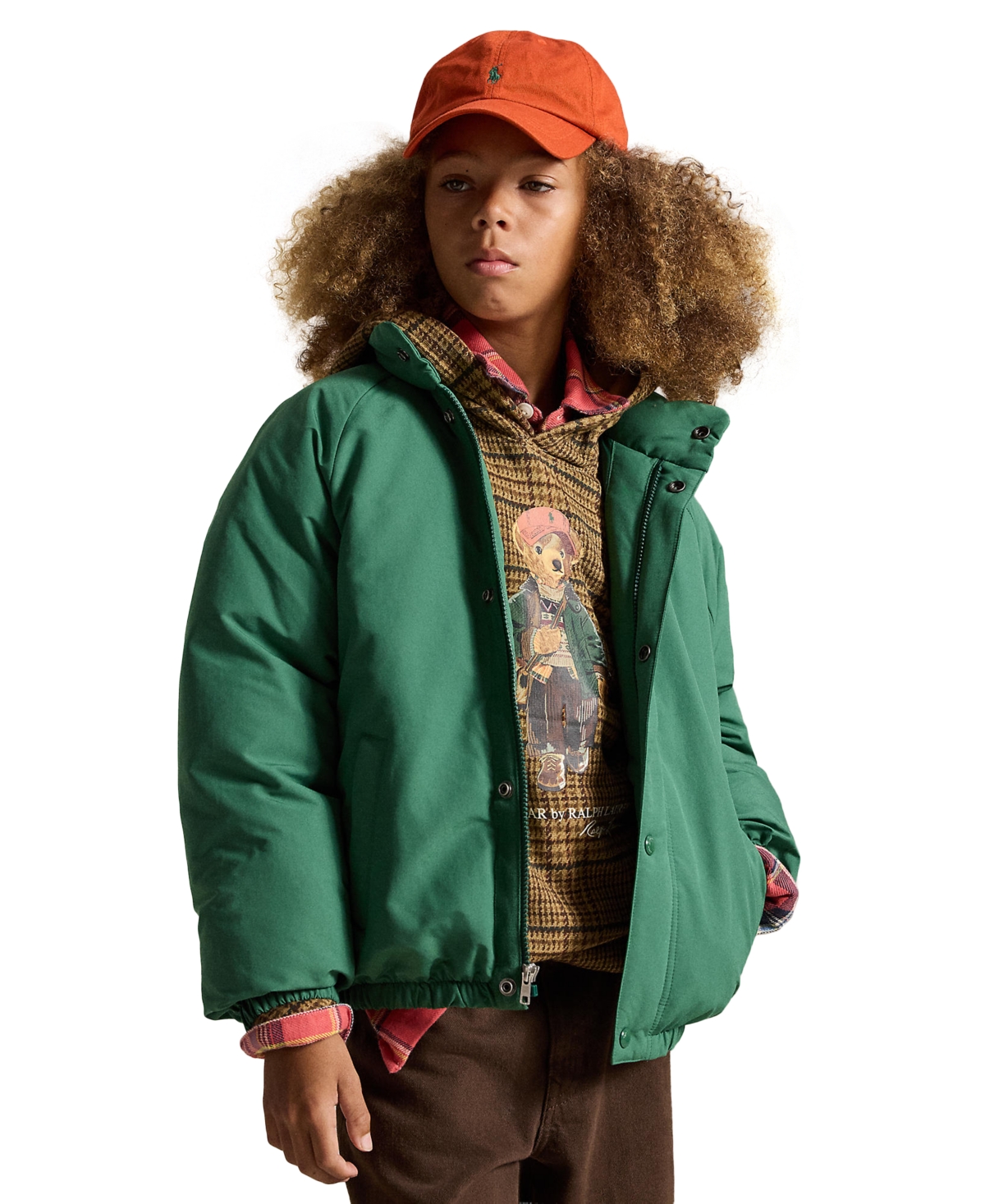 Click here for Polo Ralph Lauren Boys 8-20 Down Mock Neck Jacket... prices