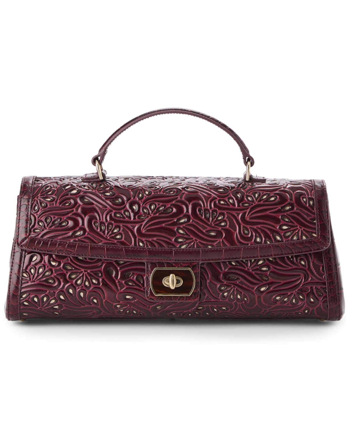 Click here for Brahmin Dayan Marymere Medium Leather Satchel Hand... prices