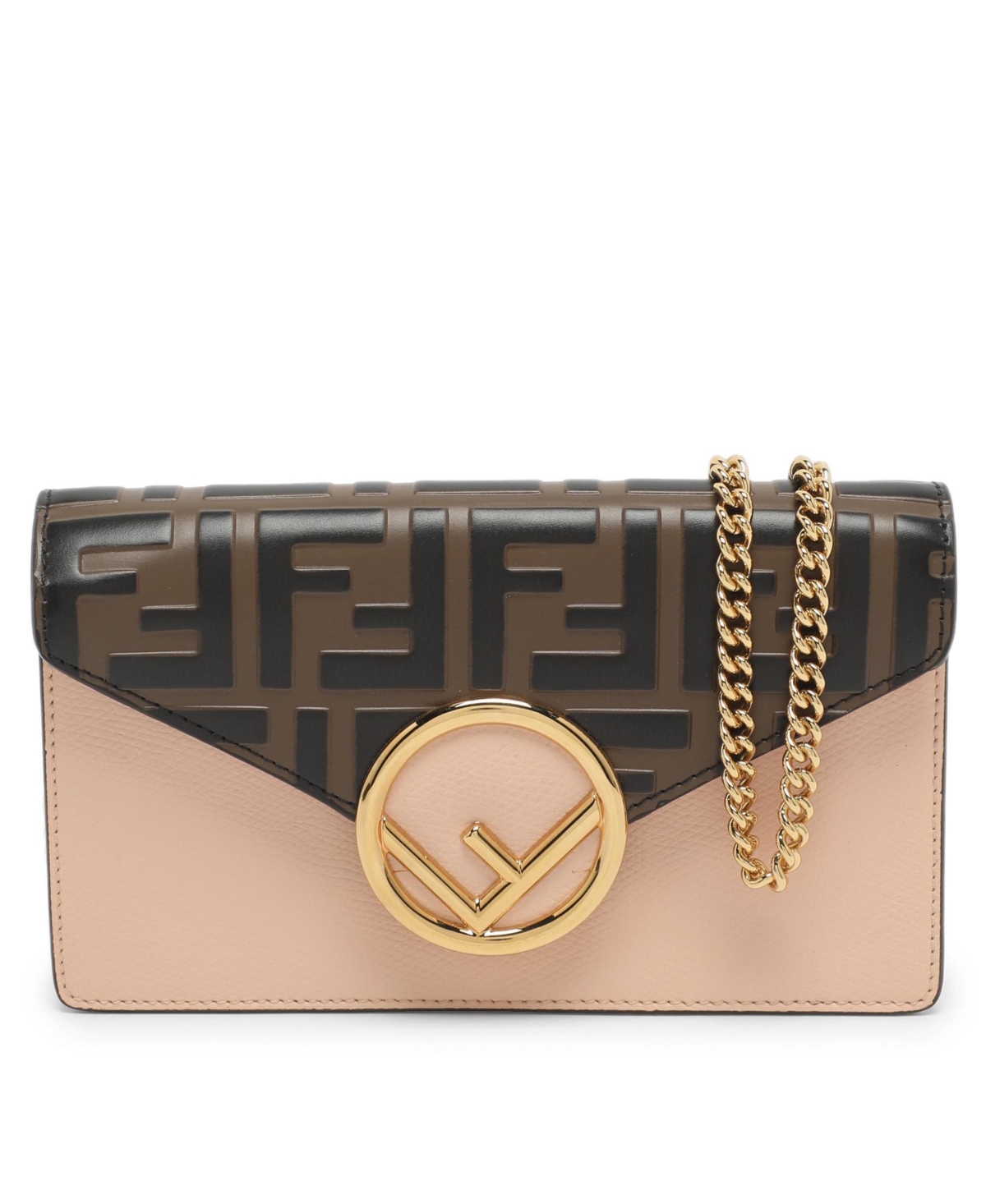 Click here for Pre-Owned Fendi Womens Embossed Leather Mini Bag o... prices