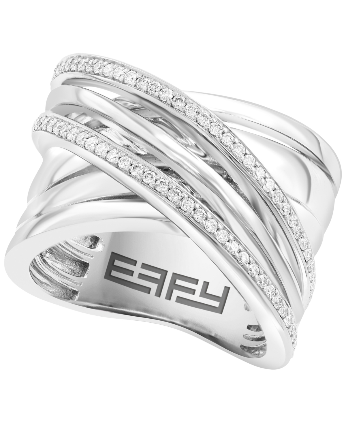 Click here for Effy Collection Diamond Ring (1/2 ct. t.w.) in Ste... prices