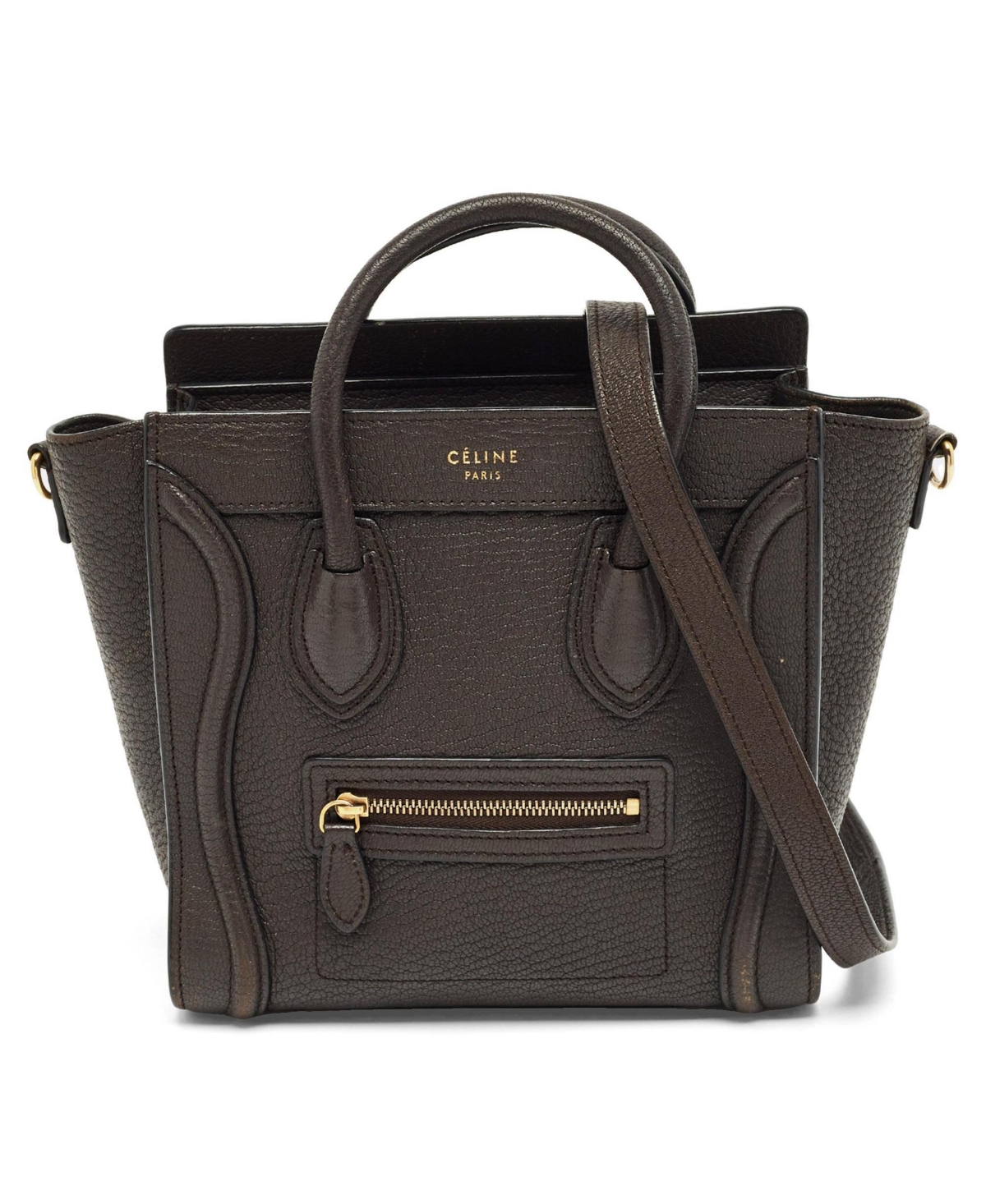 Click here for Pre-Owned Celine Womens Luggage Tote in Grained Le... prices