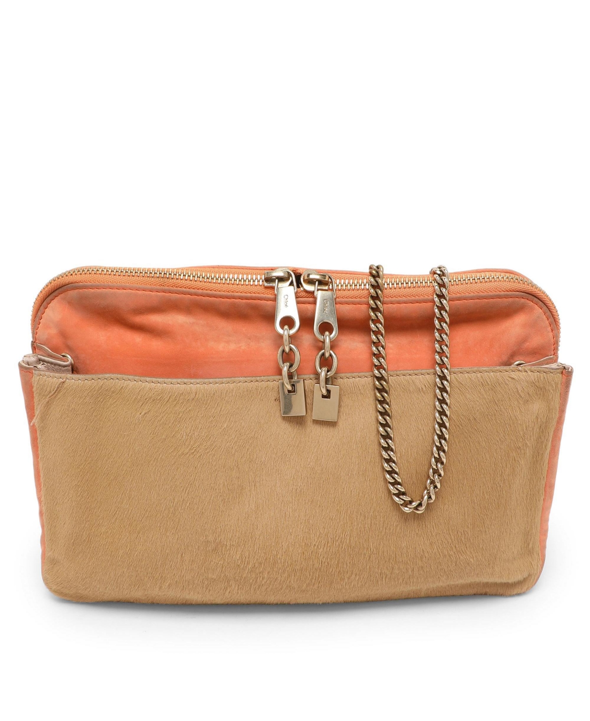 Click here for Pre-Owned Chloe Womens Calf Hair Shoulder Bag - Na... prices