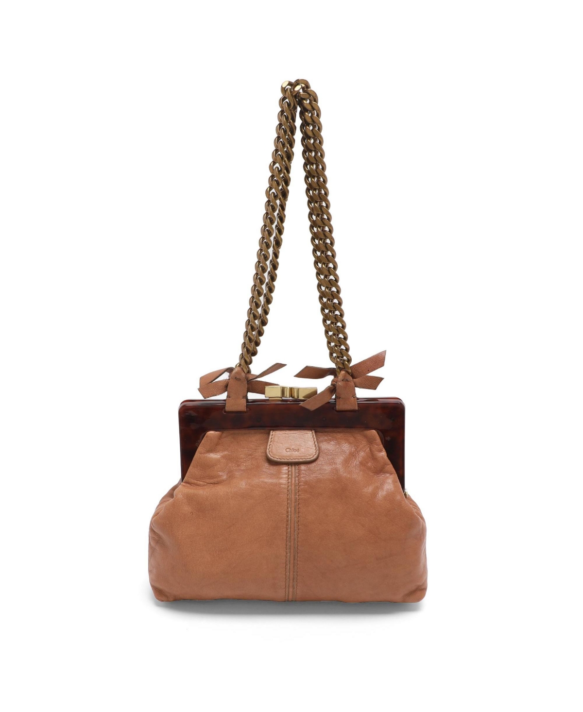 Click here for Pre-Owned Chloe Womens Tortoiseshell Frame Leather... prices