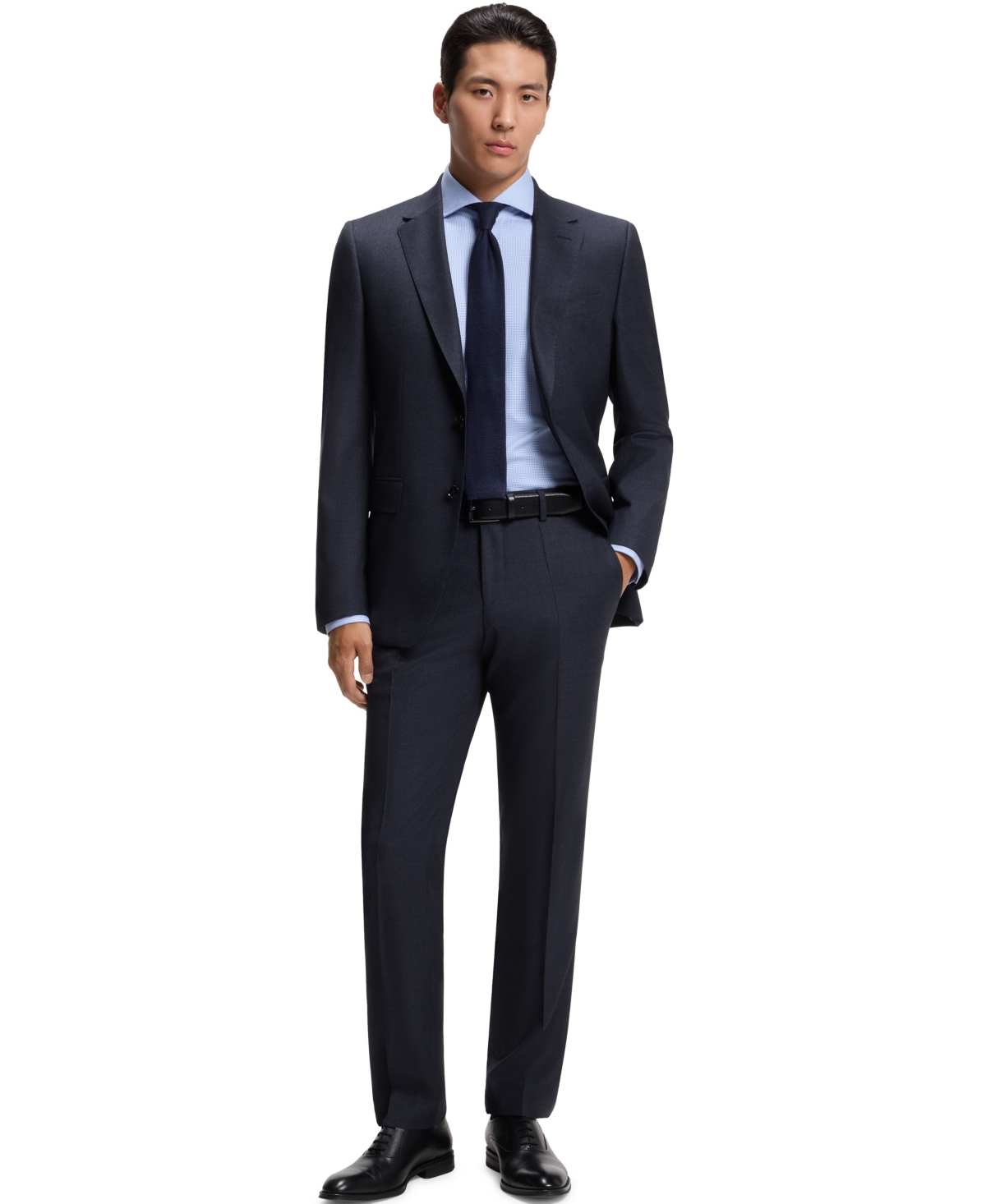 Click here for Boss by Hugo Boss Mens Patterned Stretch Wool Two-... prices