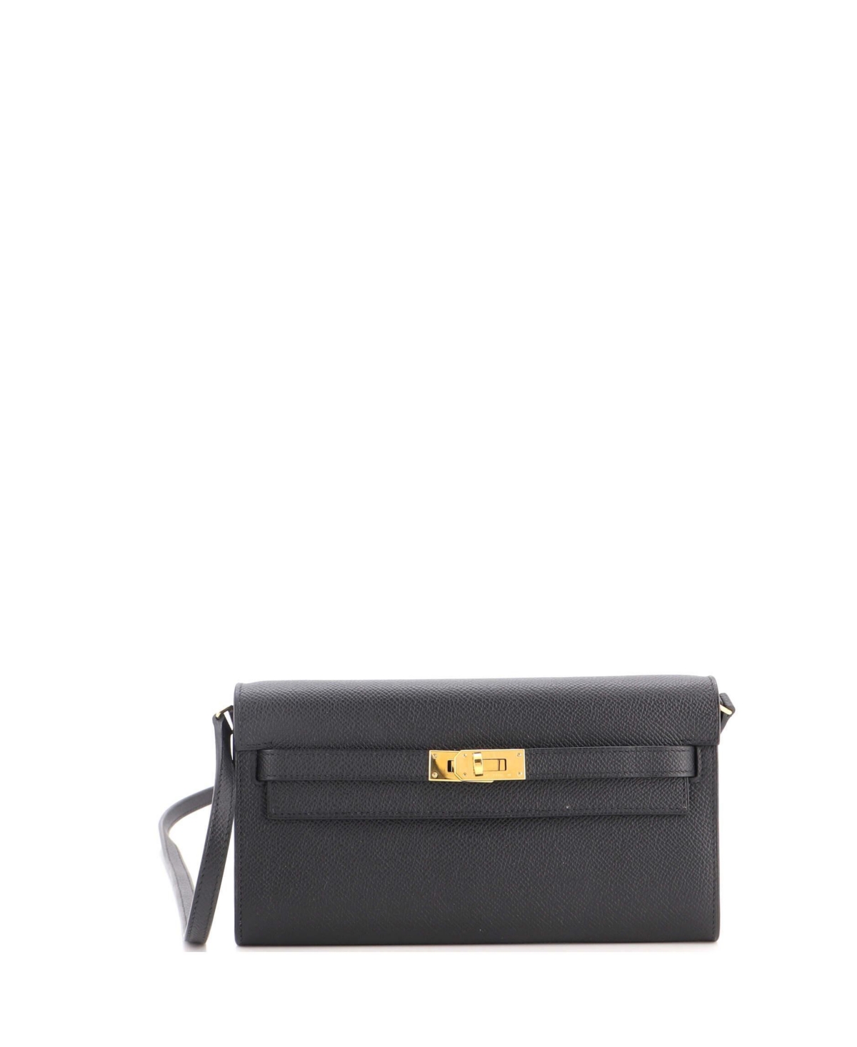 Click here for Pre-Owned Hermes Kelly To Go Wallet Epsom - Black prices