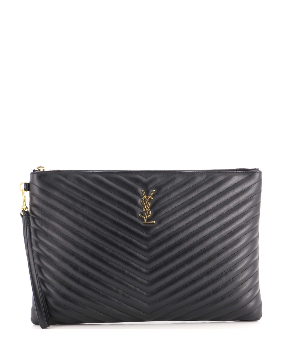 Click here for Pre-Owned Saint Laurent Large Classic Monogram Wri... prices