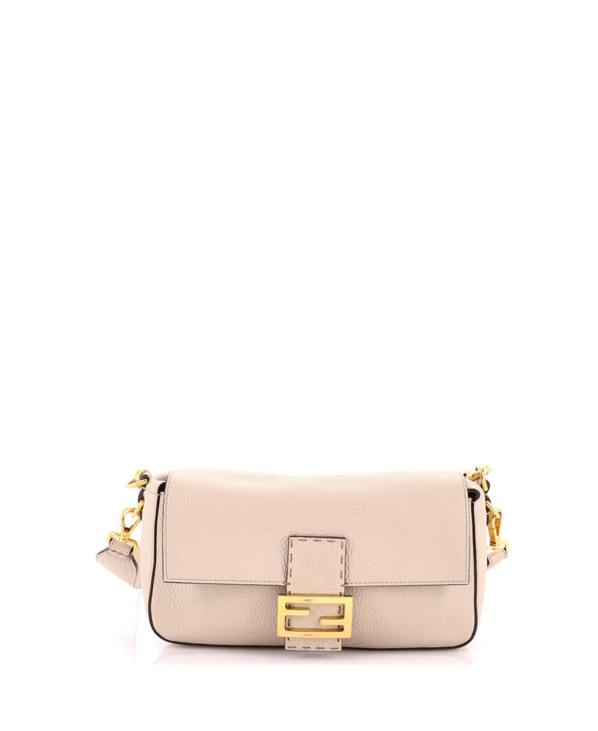 Click here for Pre-Owned Fendi Medium Selleria Baguette Nm Bag Le... prices