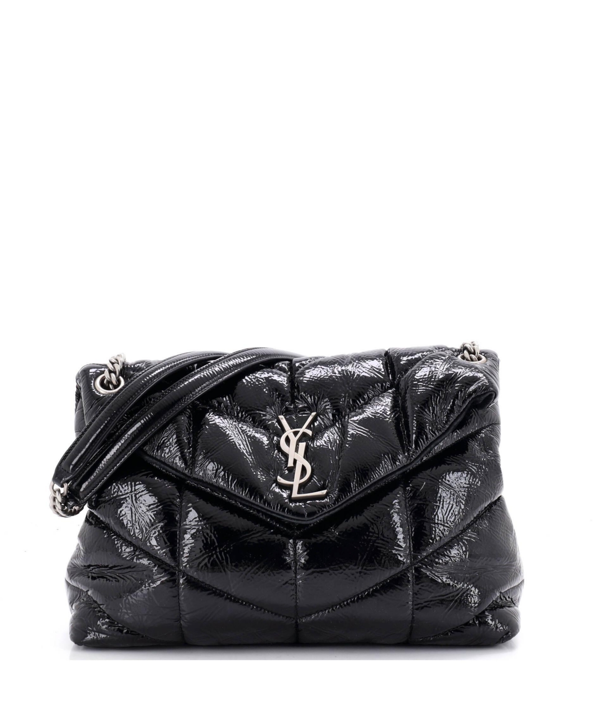 Click here for Pre-Owned Saint Laurent Medium Loulou Puffer Shoul... prices
