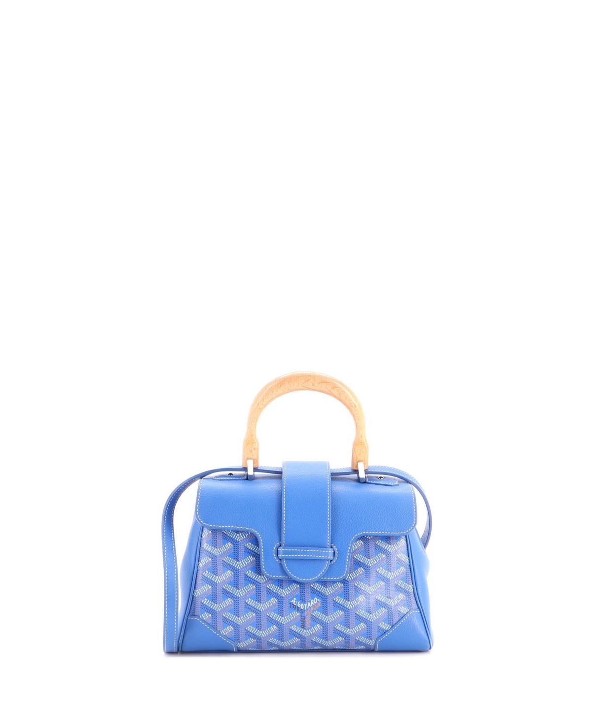 Click here for Pre-Owned Goyard Mini Saigon Top Handle Bag Coated... prices