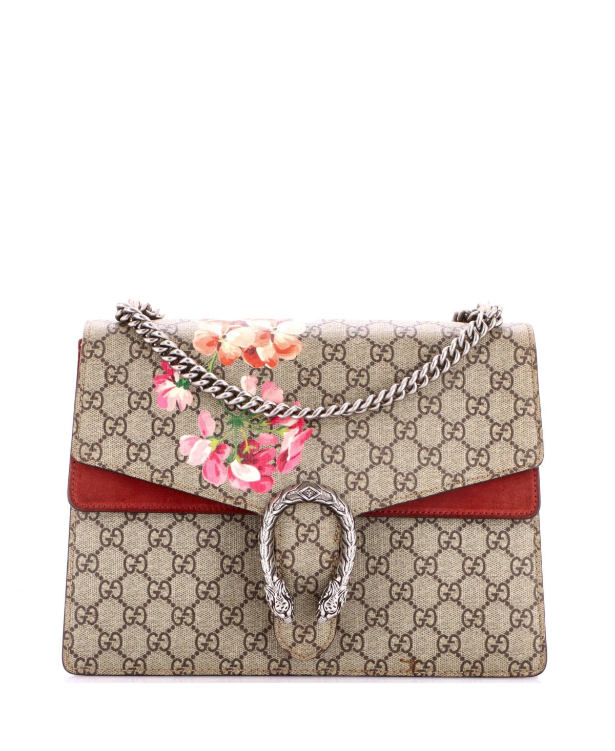 Click here for Pre-Owned Gucci Medium Dionysus Bag Blooms Print G... prices