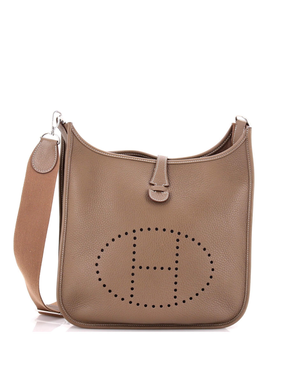 Click here for Pre-Owned Hermes Pm Evelyne Bag Gen Iii Clemence -... prices