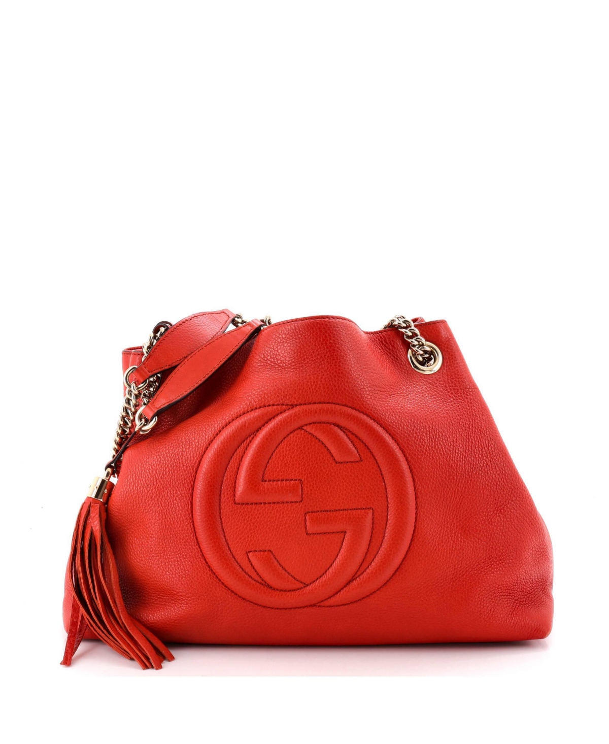 Click here for Pre-Owned Gucci Medium Soho Chain Strap Shoulder B... prices