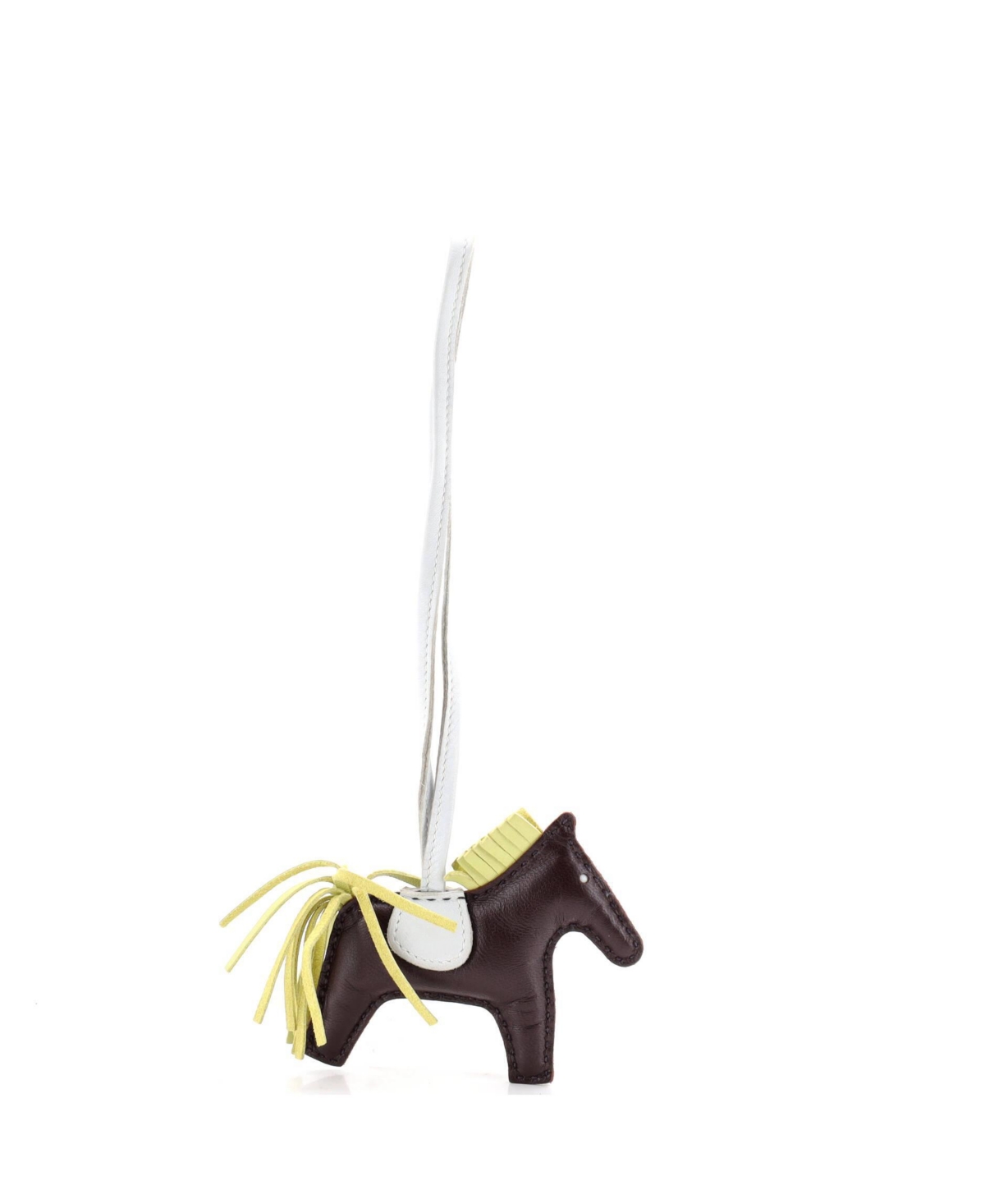 Click here for Pre-Owned Hermes Pm GriGri Rodeo Bag Charm Leather... prices