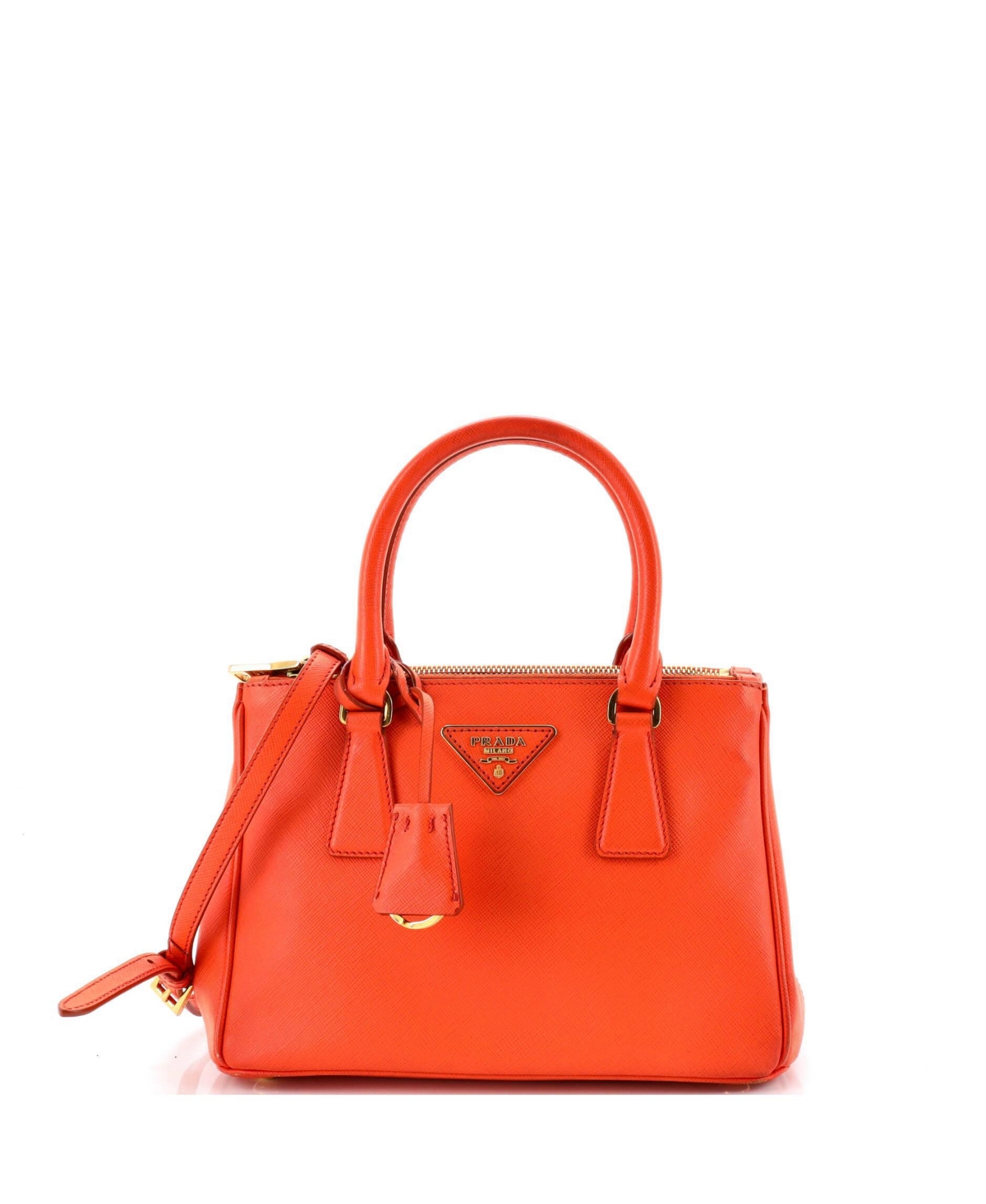 Click here for Pre-Owned Prada Small Double Zip Lux Tote Saffiano... prices