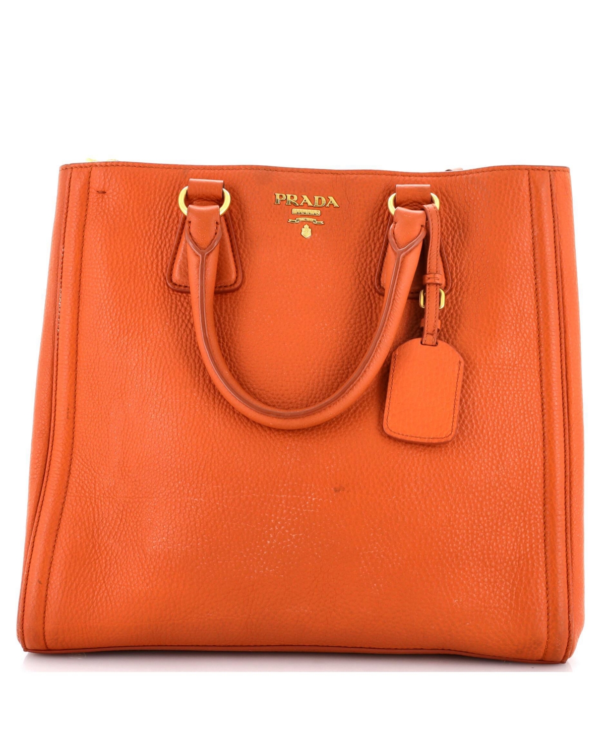 Click here for Pre-Owned Prada Large Convertible Shopper Tote Vit... prices