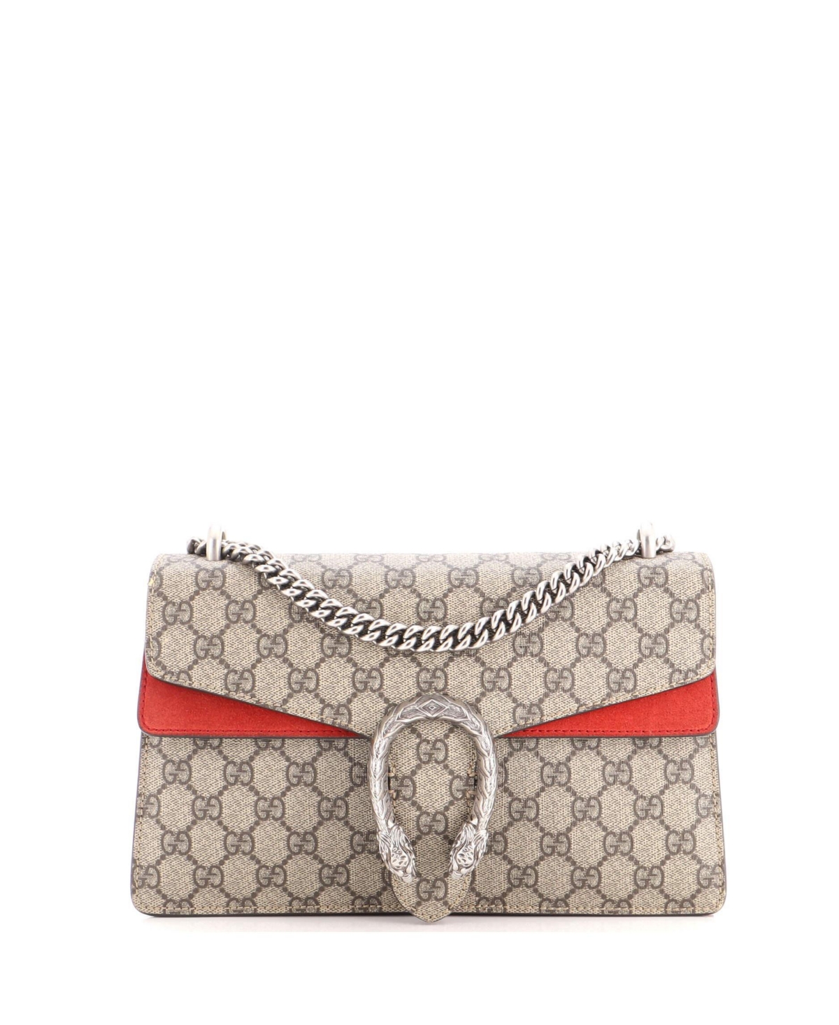 Click here for Pre-Owned Gucci Small Dionysus Bag Gg Coated Canva... prices