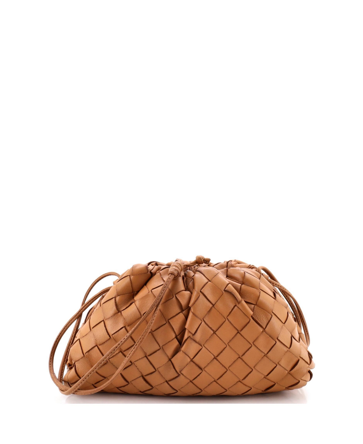 Click here for Pre-Owned Bottega Veneta Mini The Pouch Intrecciat... prices