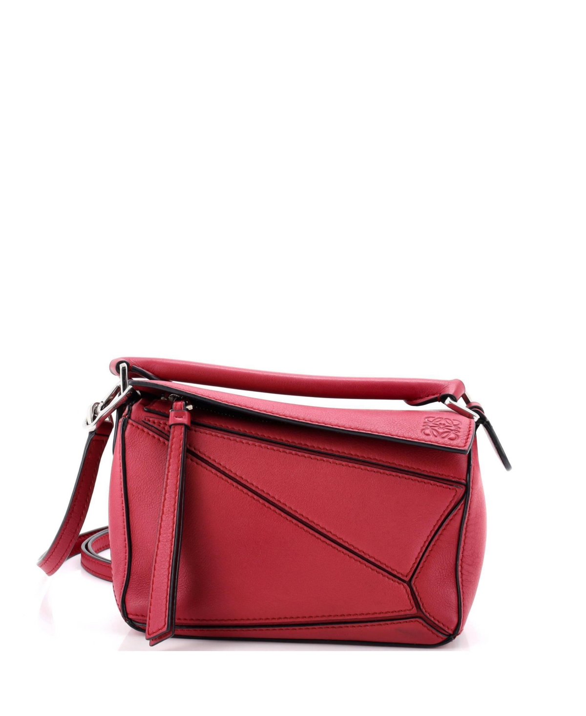 Click here for Pre-Owned Loewe Mini Puzzle Bag Leather - Red prices
