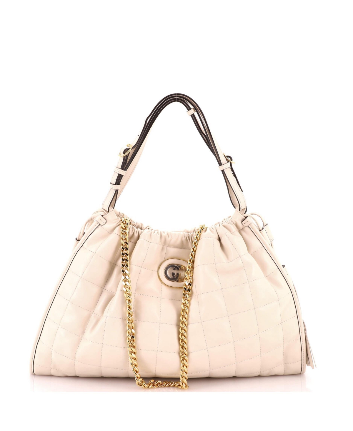 Click here for Pre-Owned Gucci Medium Deco Tote Matelasse Leather... prices