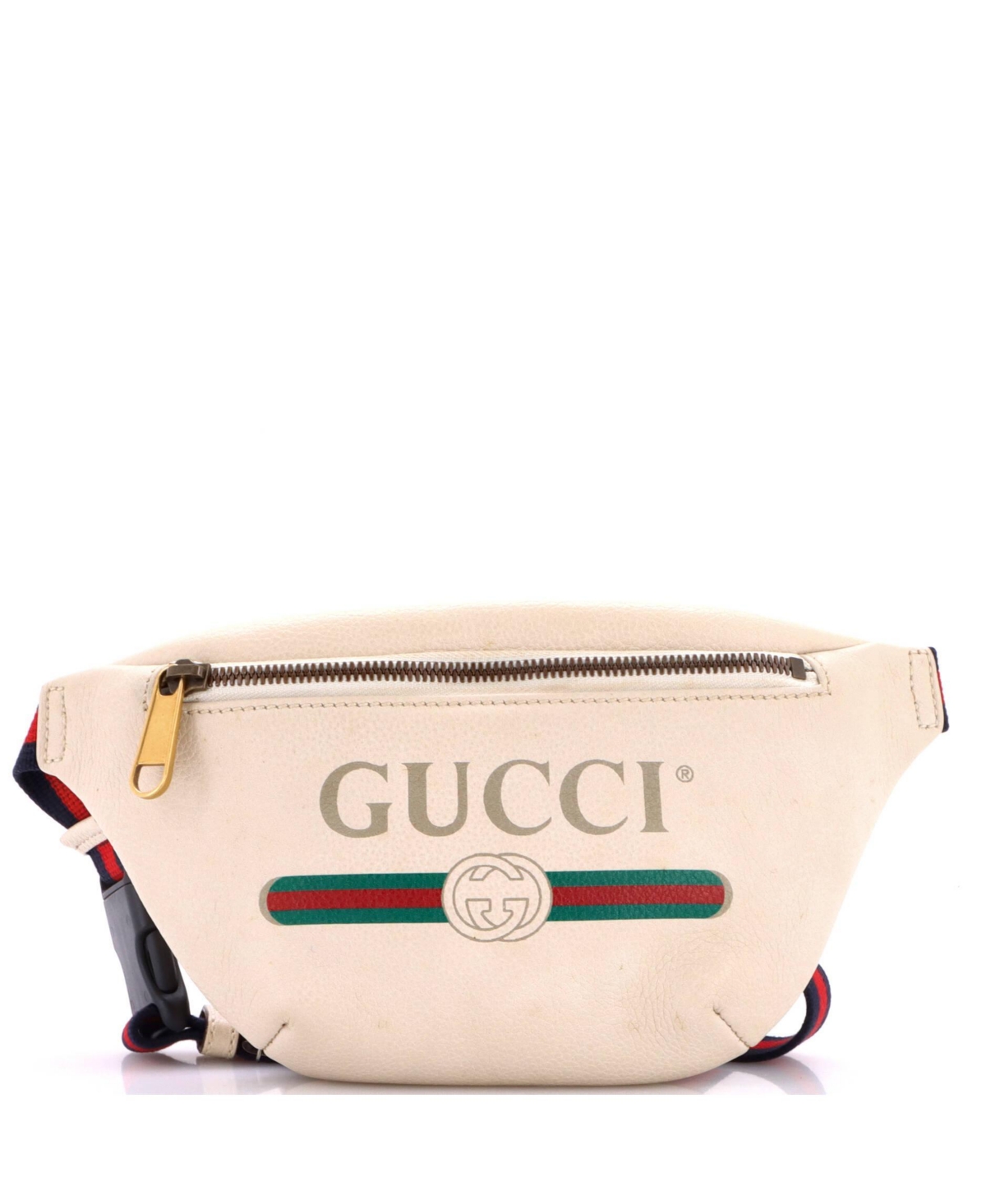 Click here for Pre-Owned Gucci Small Logo Belt Bag Printed Leathe... prices