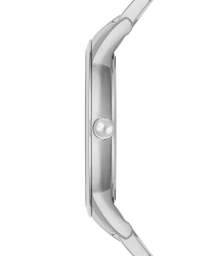 Emporio Armani Men's Stainless Steel Bracelet Watch 43mm AR2514 - Macy's