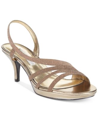 Nina Neely Asymmetircal Evening Sandals - Macy's