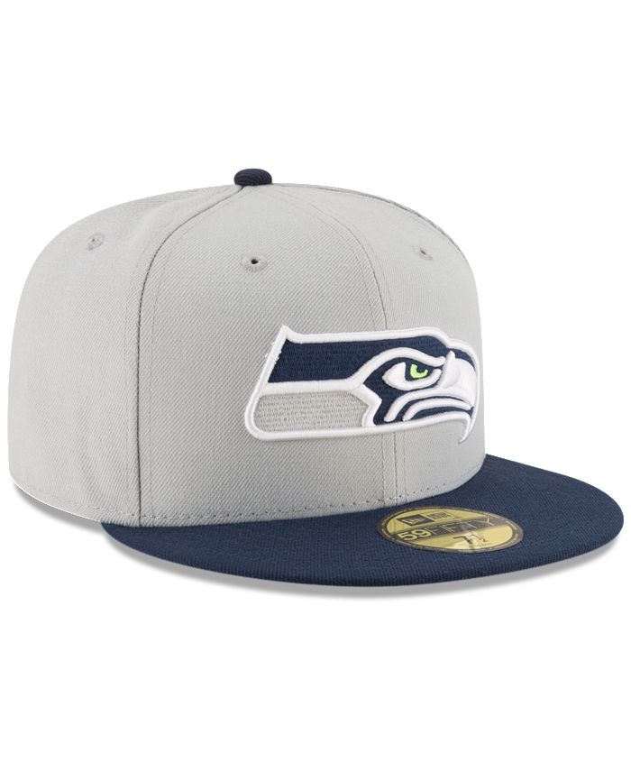 New Era Seattle Seahawks Team Basic 59FIFTY Fitted Cap - Macy's