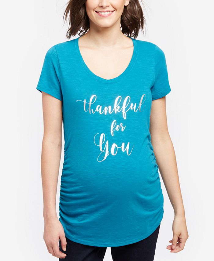 Motherhood Maternity Graphic T-Shirt - Macy's